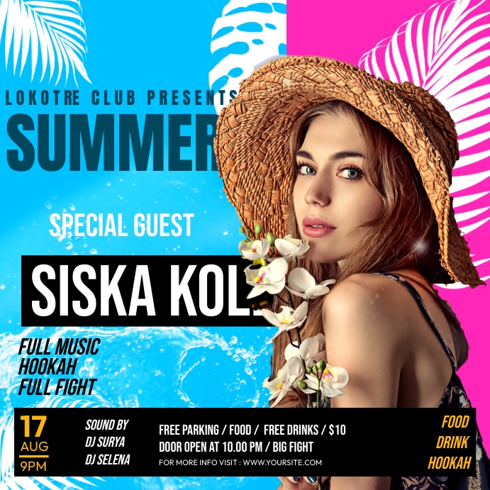 summer event party Template | PosterMyWall