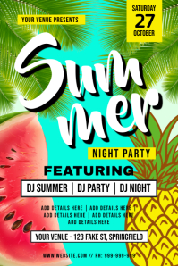 SUMMER FESTIVAL POSTER Template | PosterMyWall