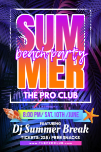 Summer Event Video Template | PosterMyWall