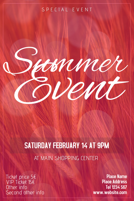 Summer Event flyer template | PosterMyWall