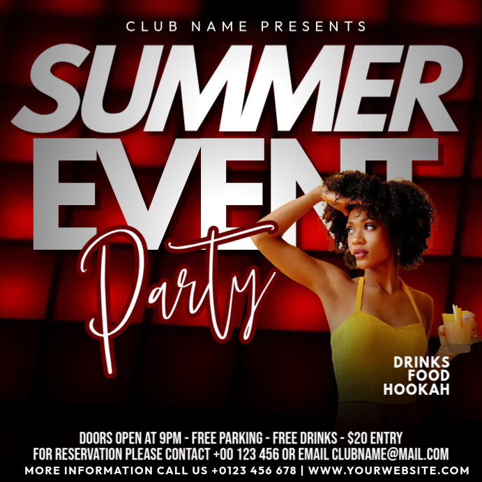 SUMMER EVENT.A Template | PosterMyWall