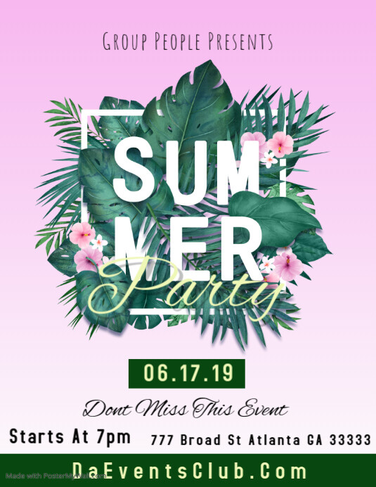 Summer Events Template | PosterMyWall