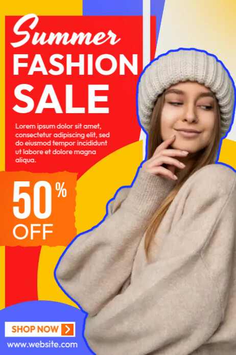 Summer Fashion Template | PosterMyWall