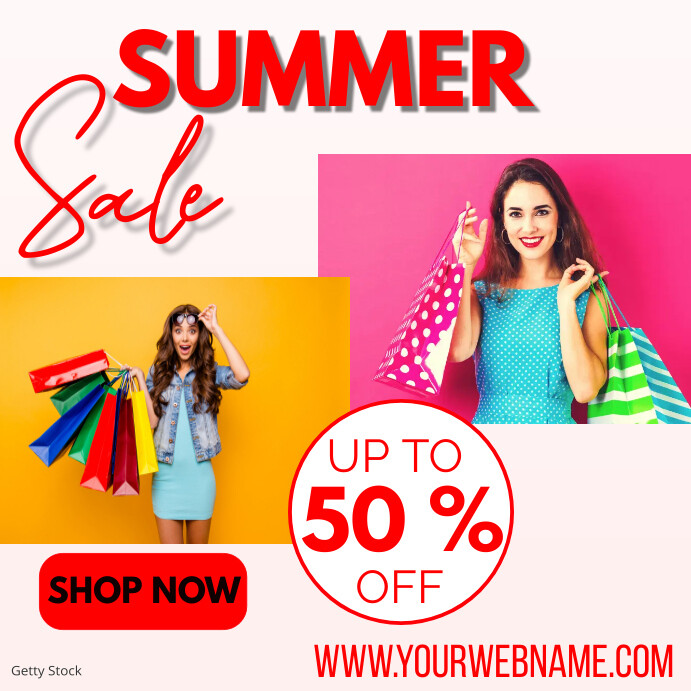 Summer Fashion Sale Template | PosterMyWall