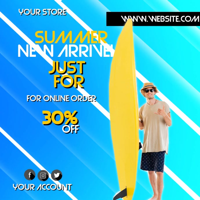 Summer Fashion Sale Instagram Post (2) Template | PosterMyWall