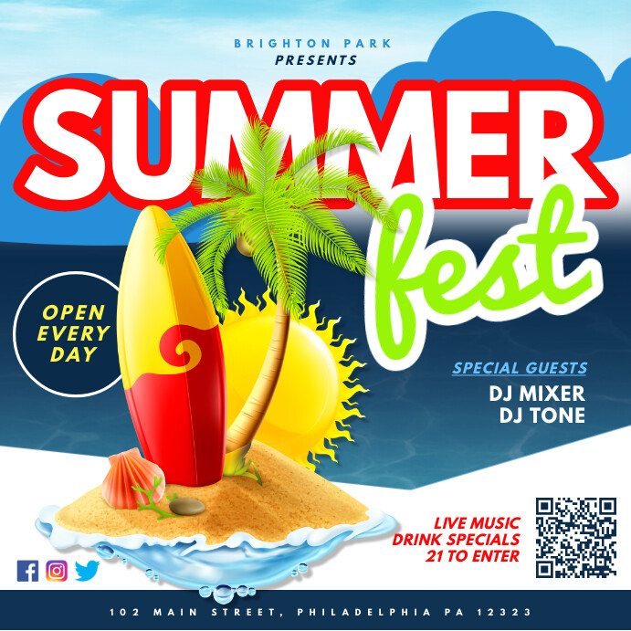 Summer fest Template | PosterMyWall
