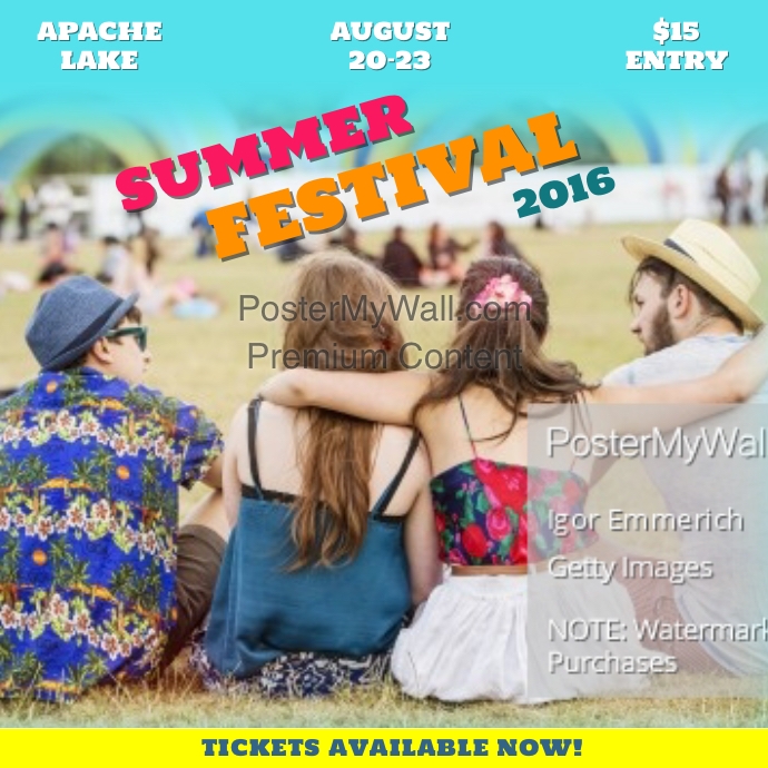 summer fest insta | PosterMyWall