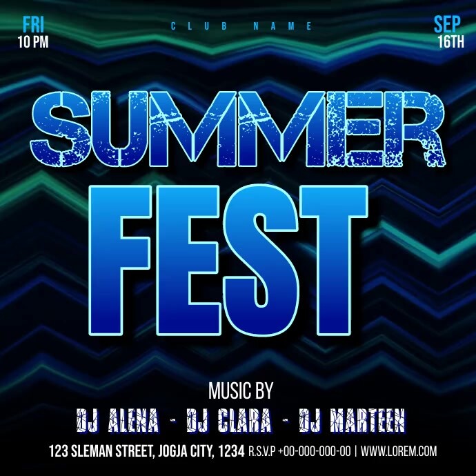 Plantilla de Summer Fest Party | PosterMyWall
