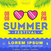 SUMMER FESTIVAL BANNER Template | PosterMyWall