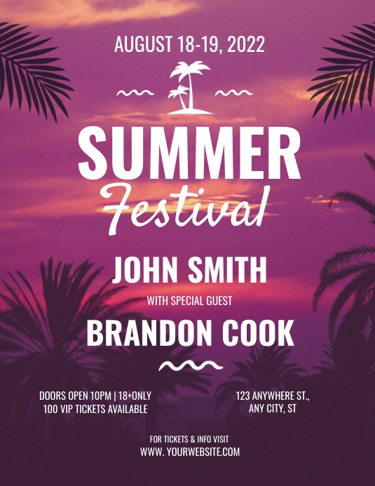 Copy of Summer Festival Flyer | PosterMyWall