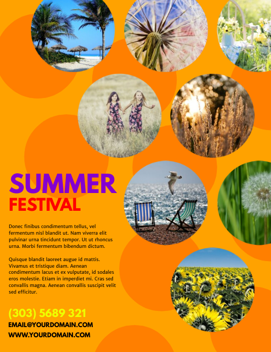 Summer Festival Flyer Template | PosterMyWall
