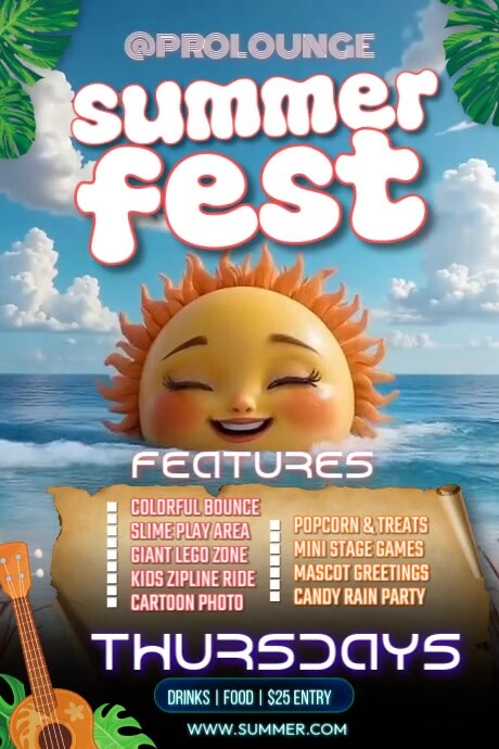 Summer Festival Poster Template | PosterMyWall