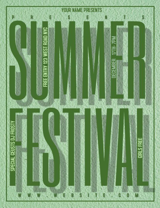 Copy of SUMMER FESTIVAL TEMPLATE | PosterMyWall