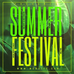 SUMMER FESTIVAL TEMPLATE | PosterMyWall
