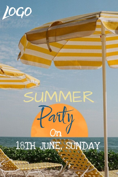Summer fiesta / Summer Party / Beach Template | PosterMyWall