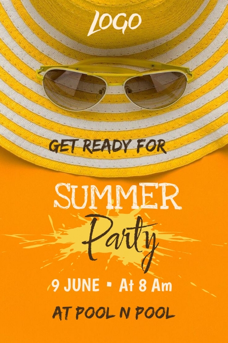 Plantilla de Summer fiesta / Summer Party / Beach | PosterMyWall