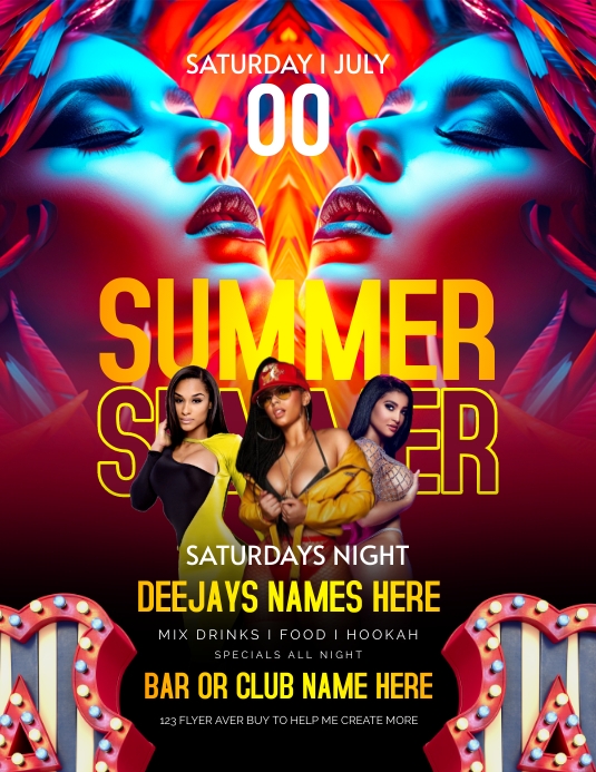 SUMMER FLYER DESIGN Template | PosterMyWall