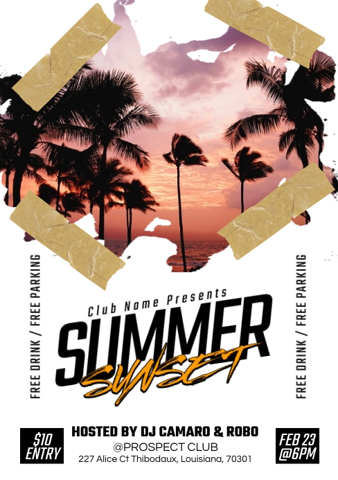 Summer Flyer Template | PosterMyWall