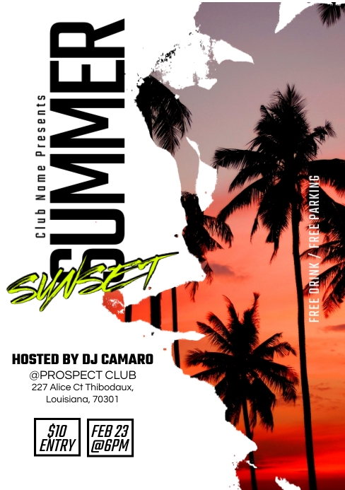 Summer Flyer Template | PosterMyWall