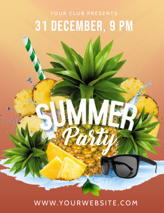 Summer flyers Template | PosterMyWall