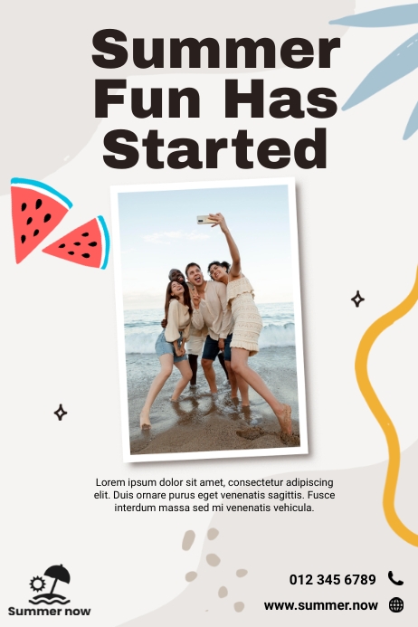 Summer Fun ADS Template | PosterMyWall