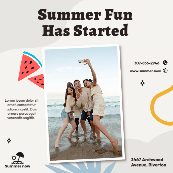 Summer Fun Template | PosterMyWall