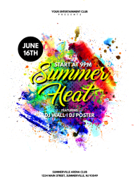 Summer Heat Flyer Template | PosterMyWall