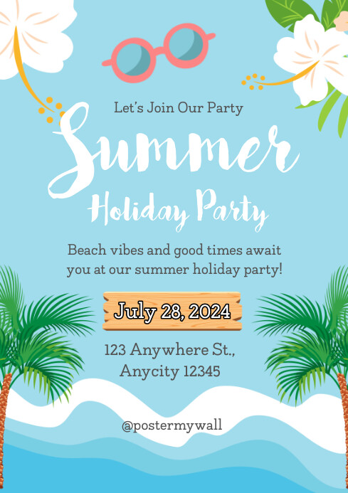 Copy of Summer Holiday Party | PosterMyWall