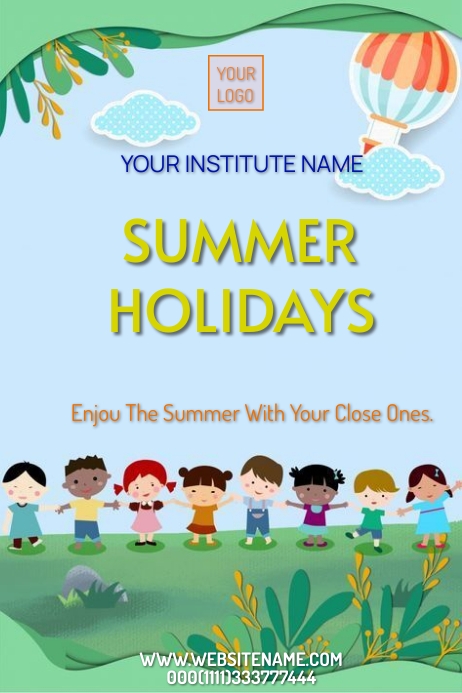 Copy of Summer holidays | PosterMyWall
