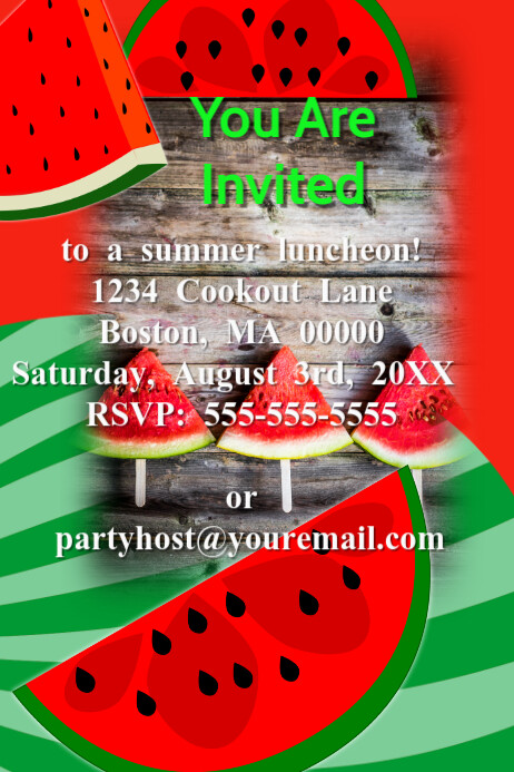 Summer Invite Template | PosterMyWall