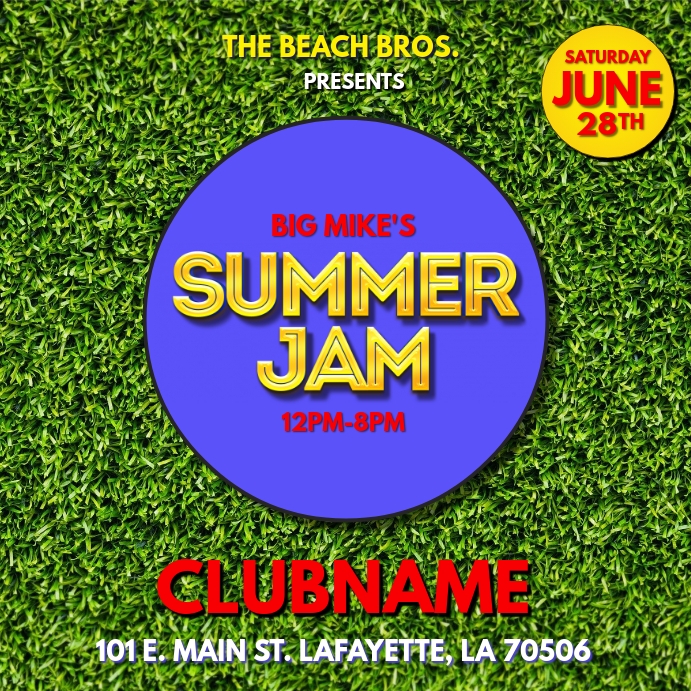 Copy of SUMMER JAM PARTY FLYER | PosterMyWall