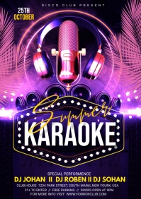 KARAOKE Template | PosterMyWall