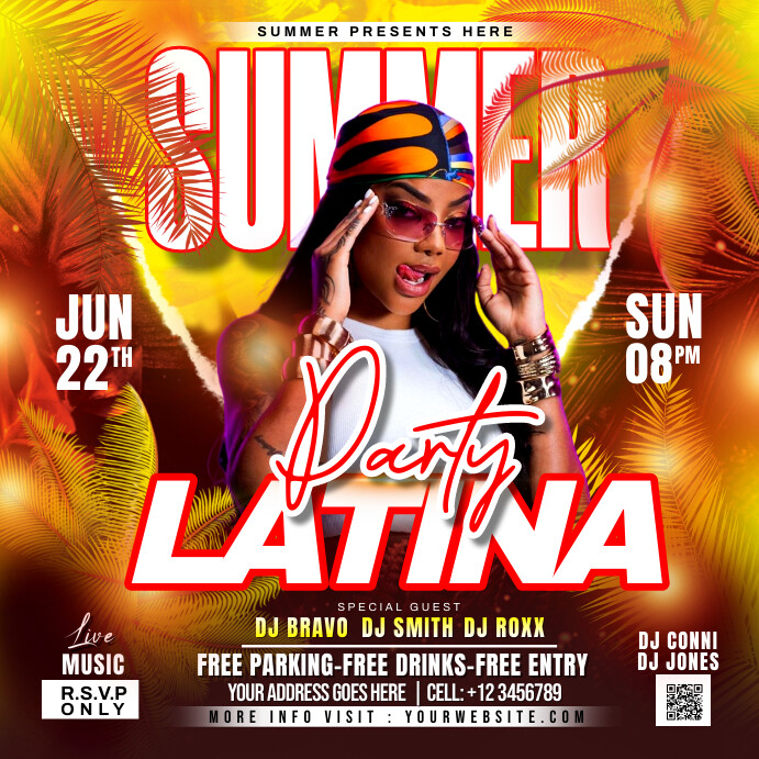 Copy of SUMMER LATINA PARTY | PosterMyWall
