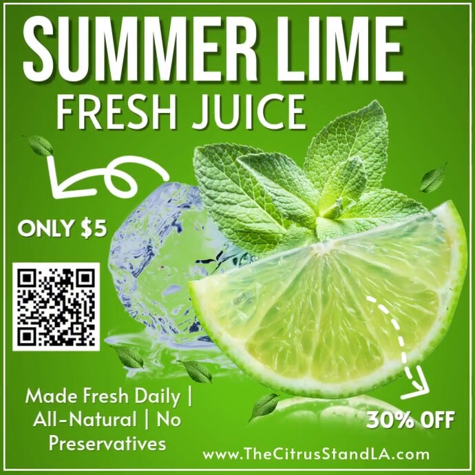Plantilla de summer lime drink | PosterMyWall