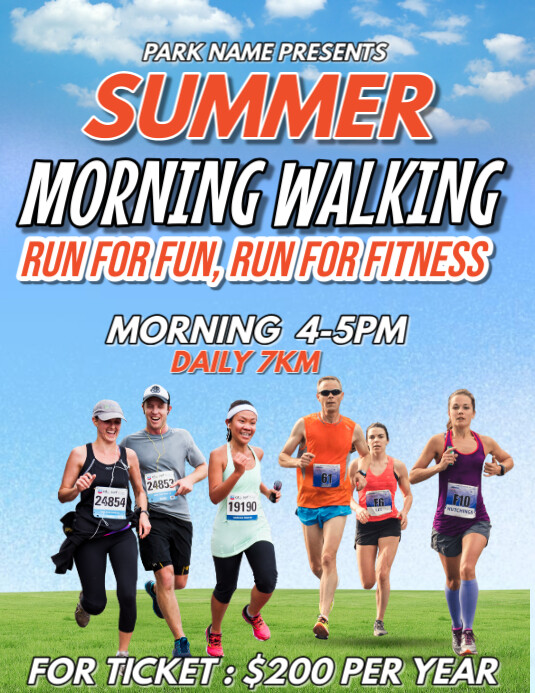 Copy of Summer Marathon flyer | PosterMyWall