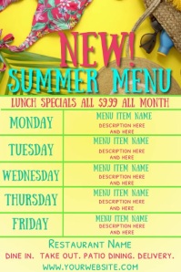 Main course Menu Template | PosterMyWall