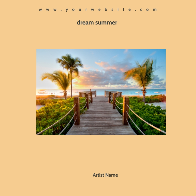 summer mixtape album cover template | PosterMyWall