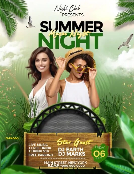 Summer Night Concert Template | PosterMyWall