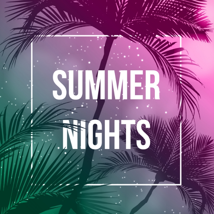 Plantilla de Summer Night | PosterMyWall