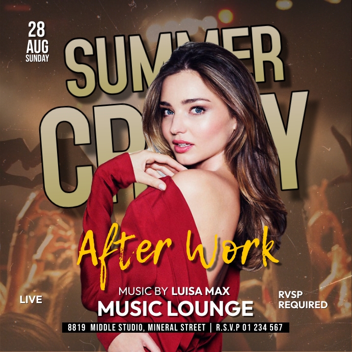 Copy of Summer Night Party | PosterMyWall