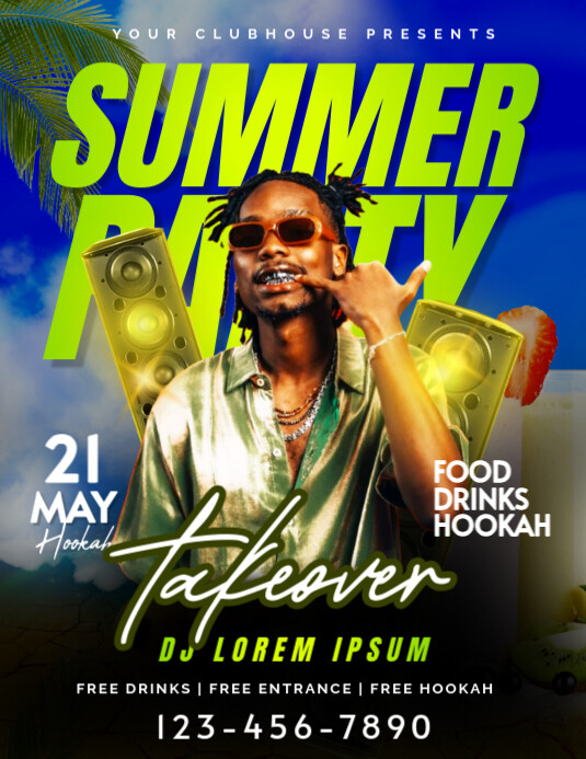 summer night takeover Template | PosterMyWall