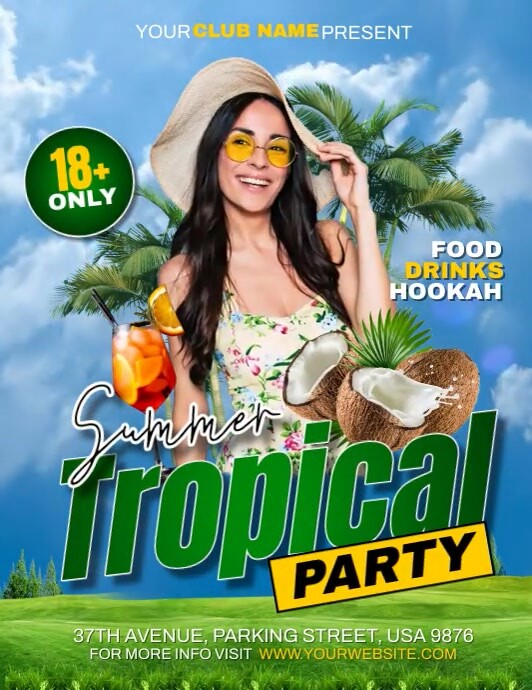 Summer Party Ads Template | PosterMyWall