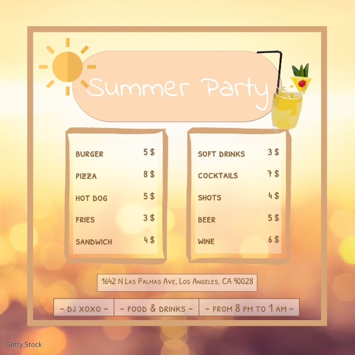 Summer Party Template | PosterMyWall