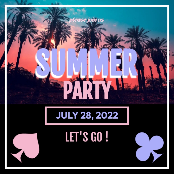 Summer Party Template | PosterMyWall