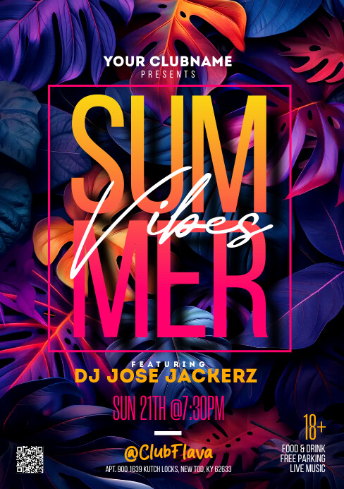 Summer Party Template | PosterMyWall