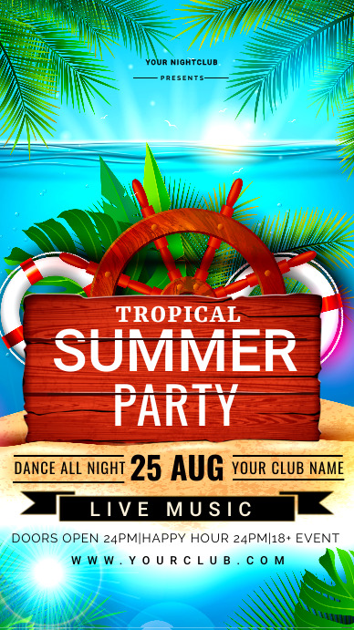 summer party Template | PosterMyWall
