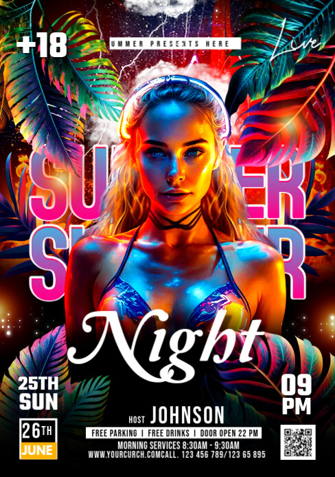 Copy of SUMMER PARTY | PosterMyWall