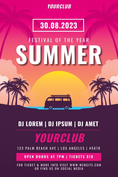 Copy of SUMMER PARTY | PosterMyWall