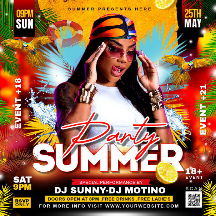 Copy of SUMMER PARTY | PosterMyWall