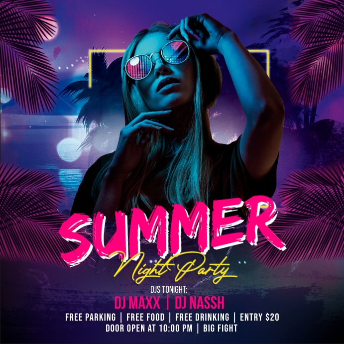 Summer Party Template | PosterMyWall